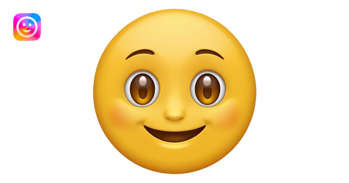 Emoji rond et jaune qui fixe à côté de lui emoji | AI Emoji Generator