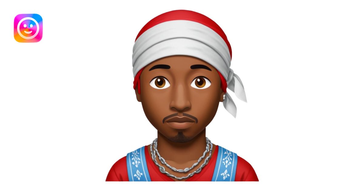 2Pac emoji | AI Emoji Generator