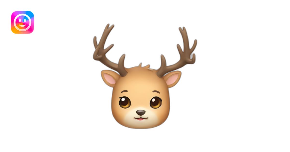 meo-chibi-deer-antlers-👍🏻 emoji | AI Emoji Generator