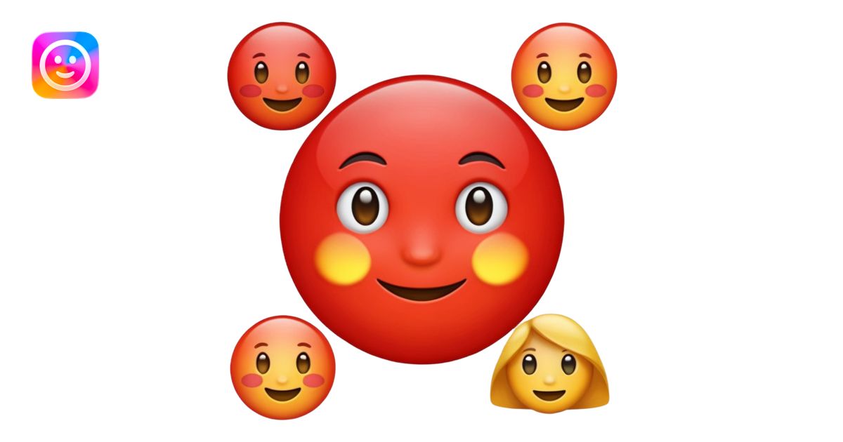 Red Circle that we see when we record emoji | AI Emoji Generator