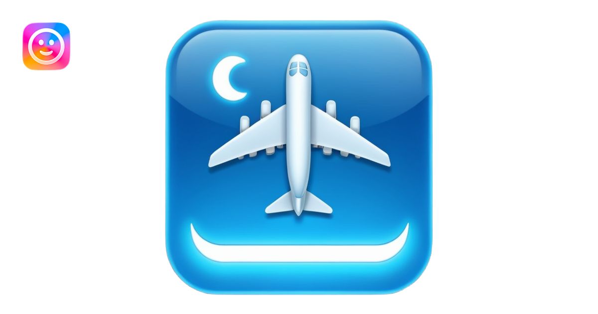 Airplane mode emoji | AI Emoji Generator