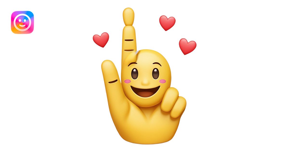 Let there be a middle finger pointing up and smiley emoji with hearts ...