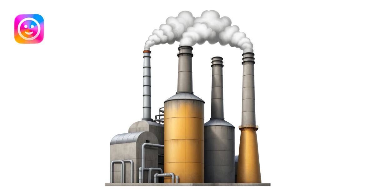 Thermal power plant emoji | AI Emoji Generator