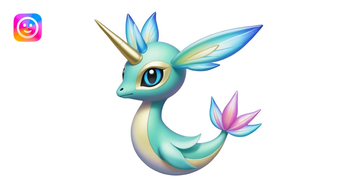 Cresselia-Celebi-Cobalion-Palkia-fusion emoji | AI Emoji Generator