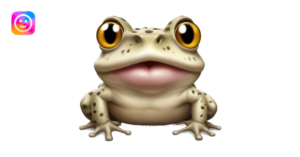 Toad sticking tongue out emoji | AI Emoji Generator