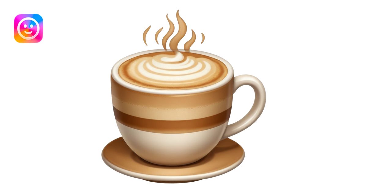 Cappuccino emoji | AI Emoji Generator