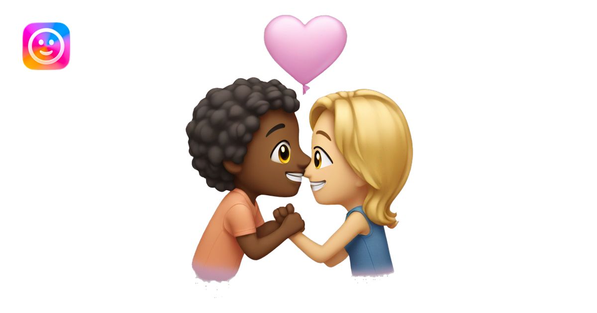 sharing a sweet moment emoji | AI Emoji Generator