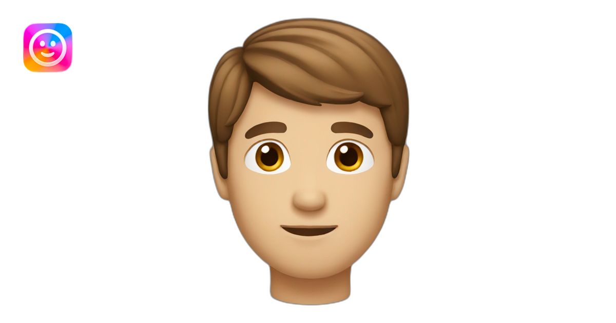 guy with brown hair emoji | AI Emoji Generator