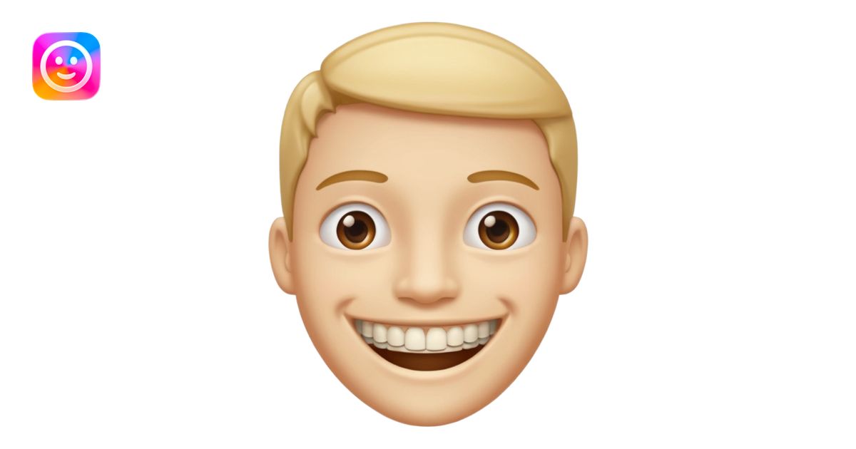 Normal smiling face with braces on teeth emoji | AI Emoji Generator
