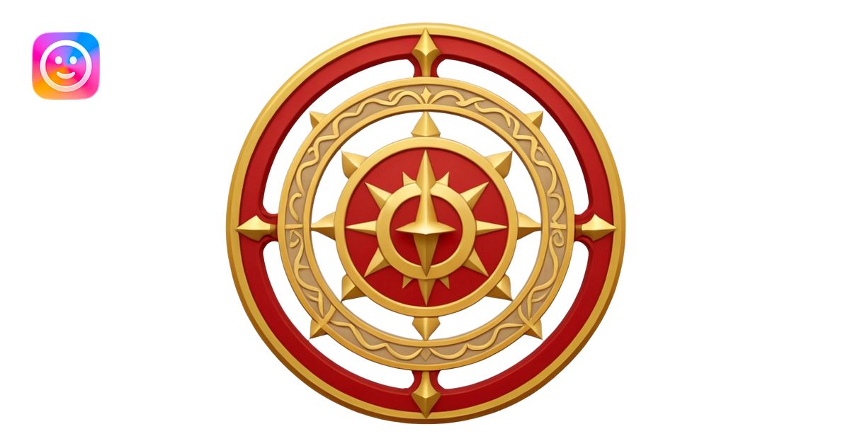 a circular casting sigil inspired by the wizard101 balance school using ...