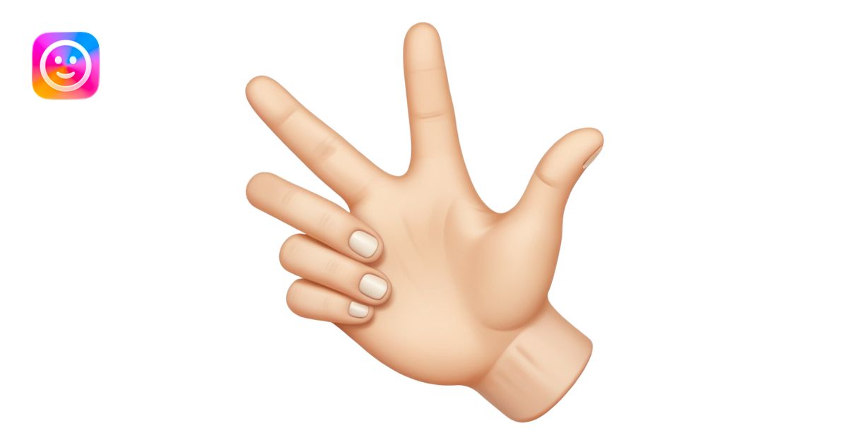 Can you create a thumbless hand emoji | AI Emoji Generator