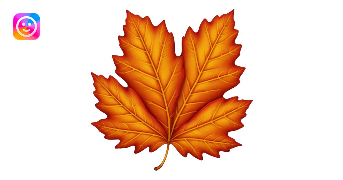 autumn leaf emoji | AI Emoji Generator