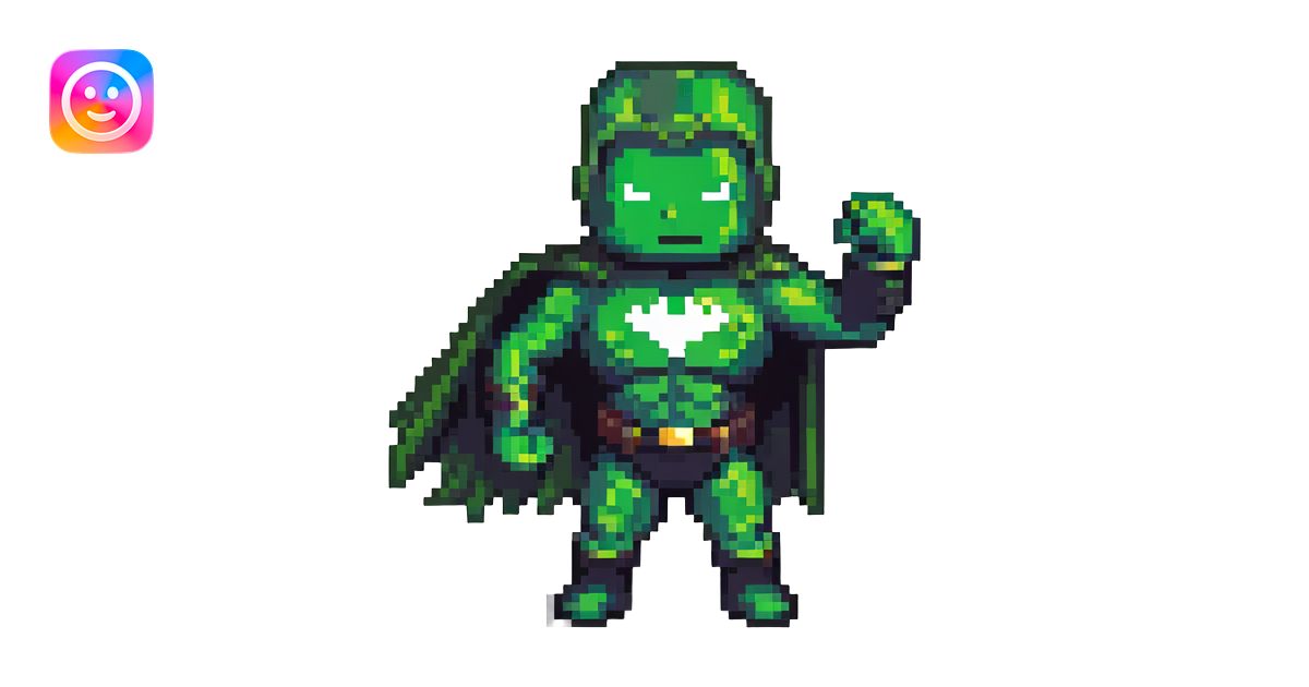 Hulk smashing, green superhero in action pose illustration | AI Emoji ...