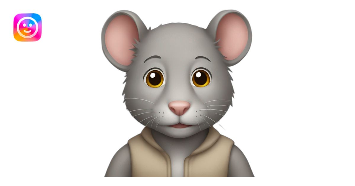 Rat human emoji | AI Emoji Generator