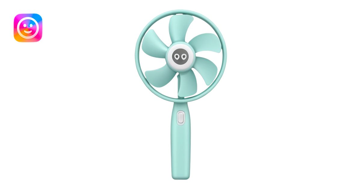 Handheld Mini Fan – small portable fan with pastel handle and soft ...