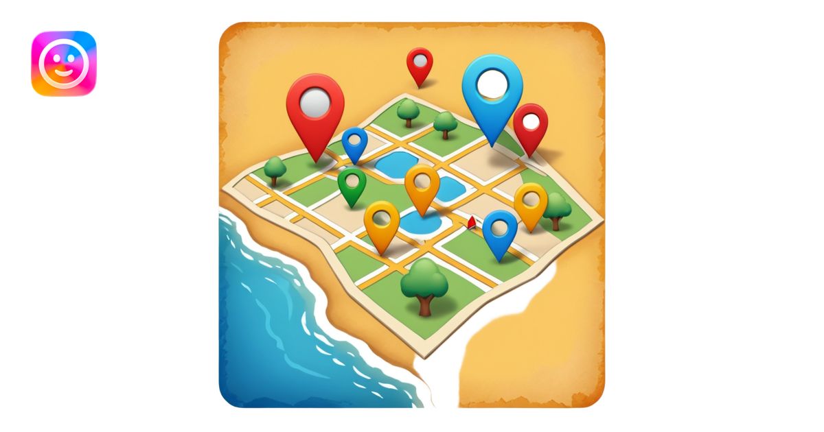 ubicacion en el mapa emoji | AI Emoji Generator