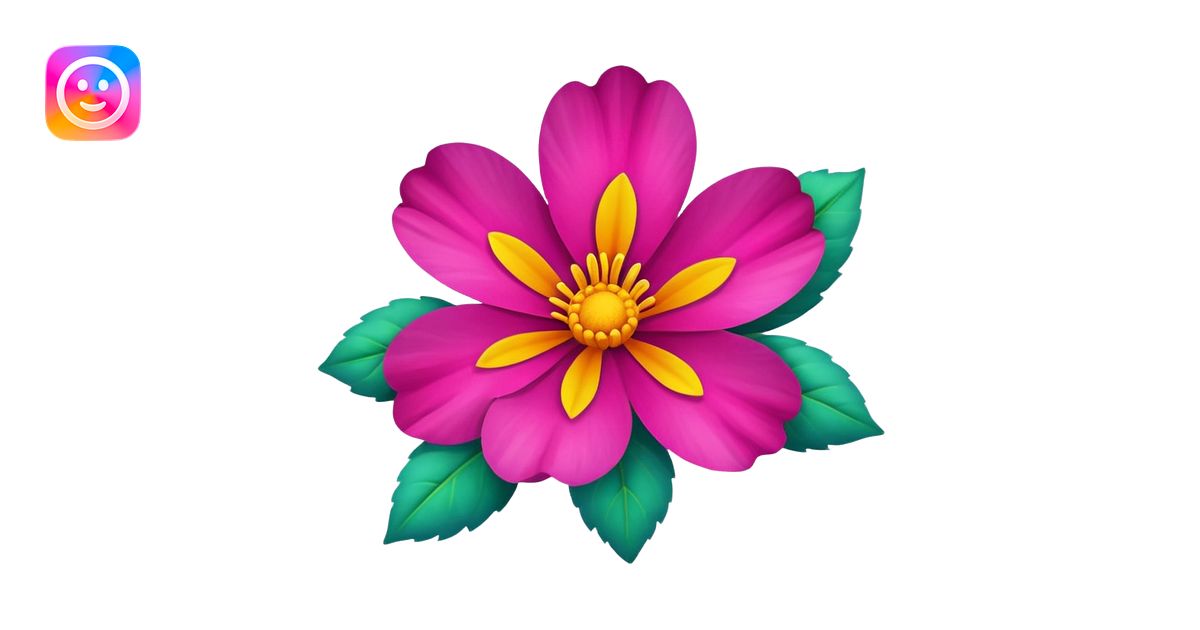 flower emoji | AI Emoji Generator
