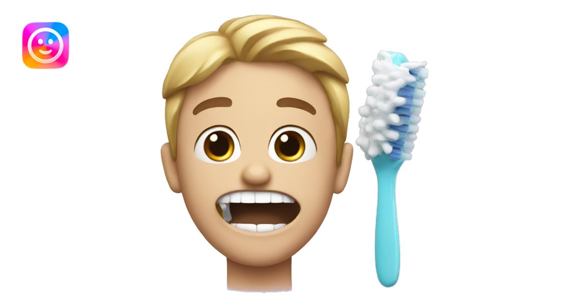 brushing my teeth emoji | AI Emoji Generator