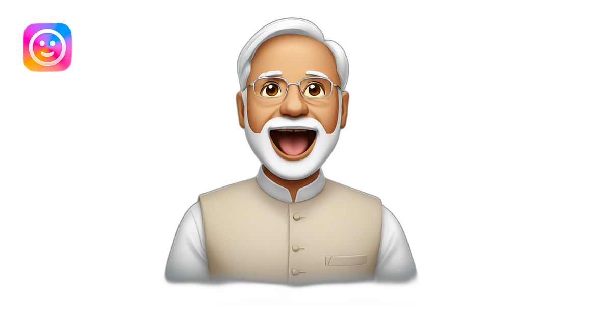 Modi singing emoji | AI Emoji Generator