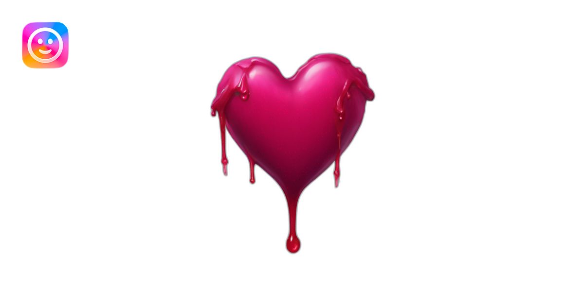 Bleeding heart emoji | AI Emoji Generator
