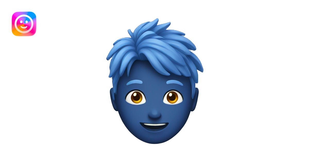 indigo heart emoji | AI Emoji Generator