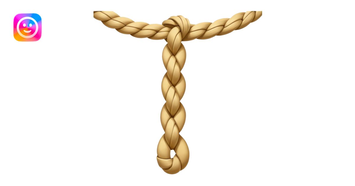 rope tied to the ceiling emoji | AI Emoji Generator