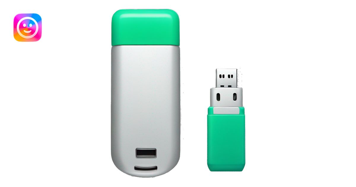 USB flash drive emoji | AI Emoji Generator