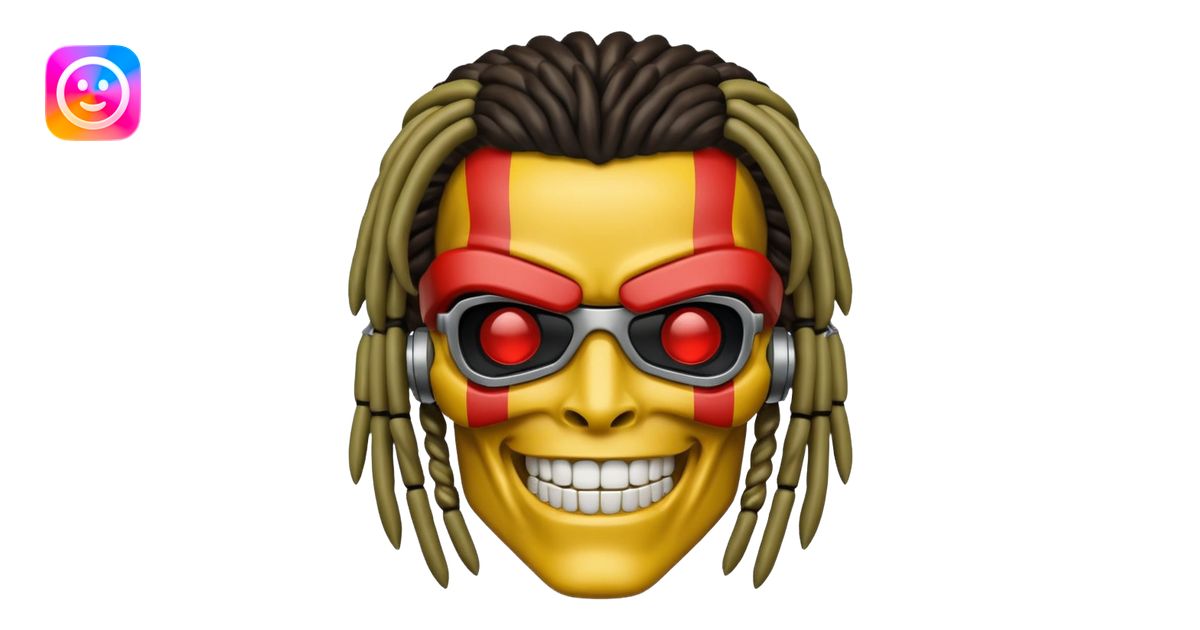 smiling rasta terminator emoji | AI Emoji Generator