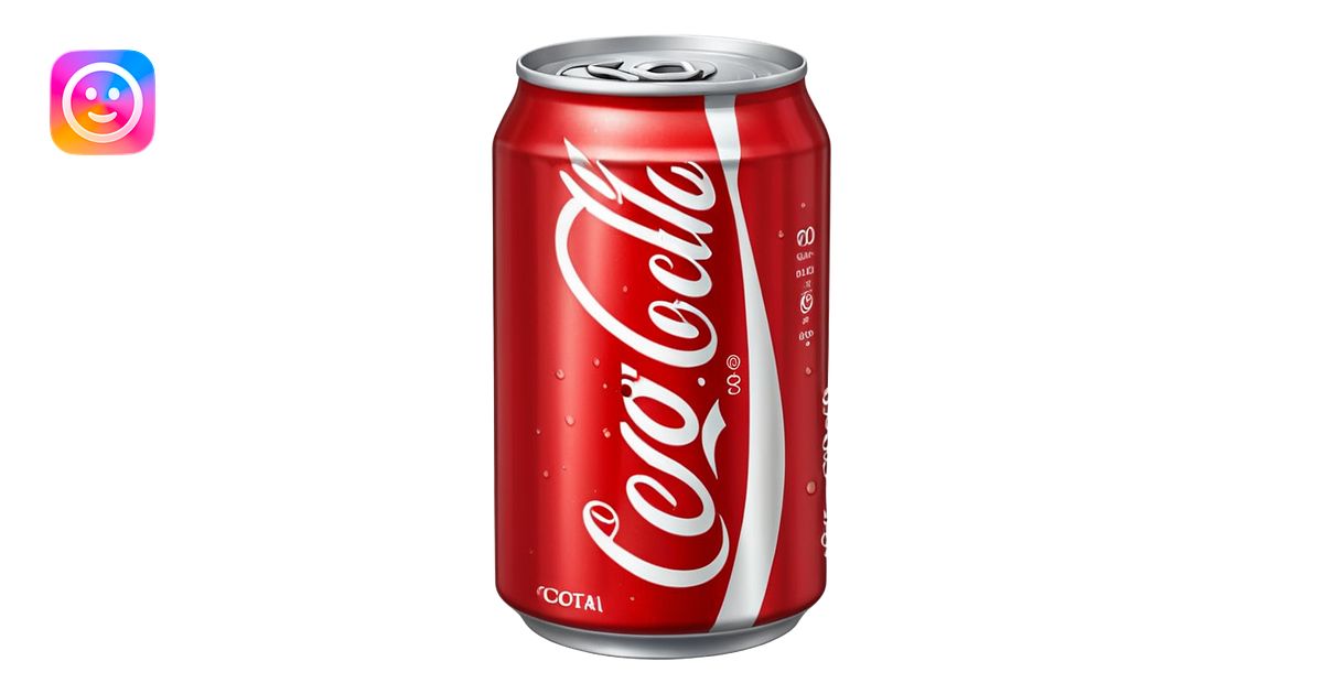 Coca cola in lattina emoji | AI Emoji Generator