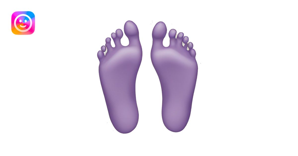 pair of feet emoji | AI Emoji Generator