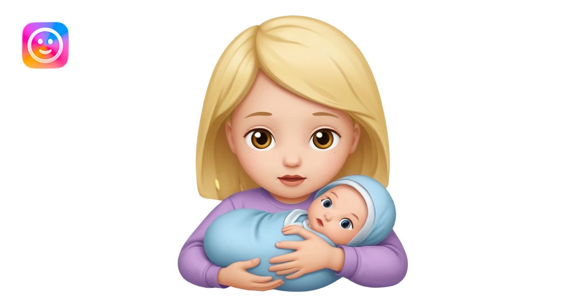 newborn baby girl emoji | AI Emoji Generator