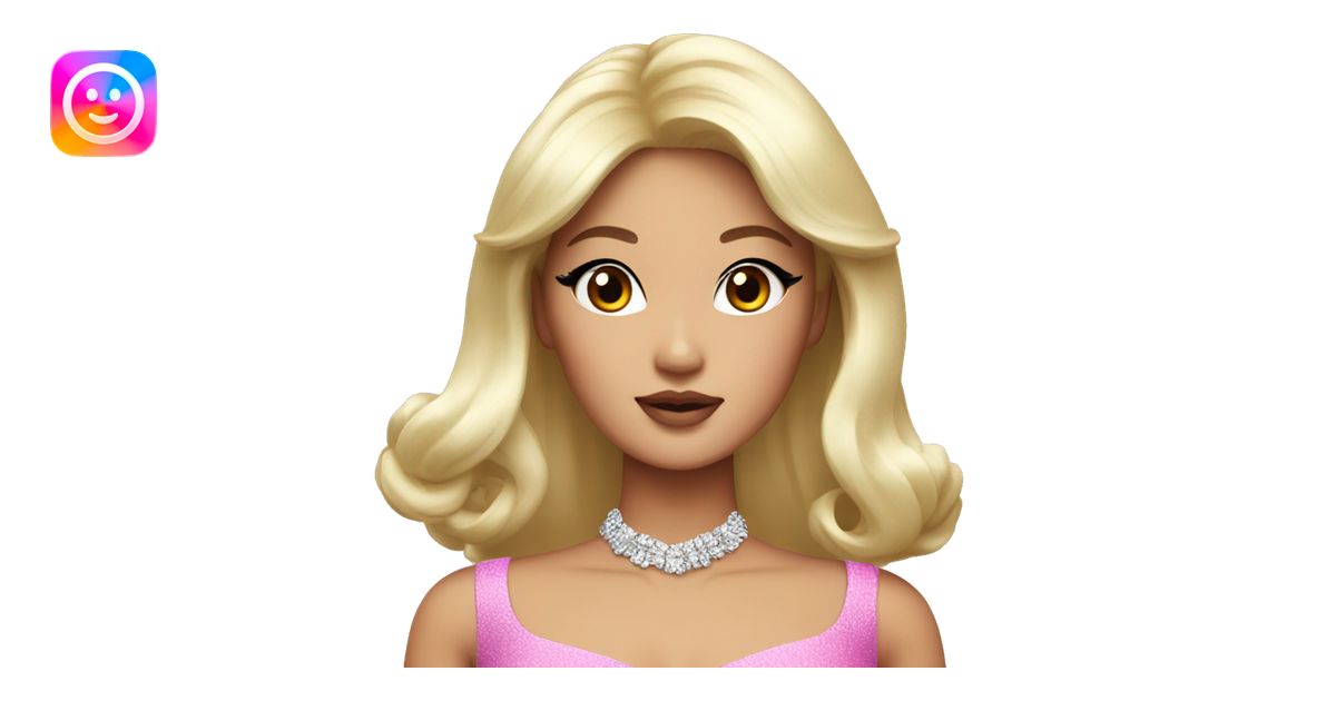 glamorous asian barbie emoji | AI Emoji Generator