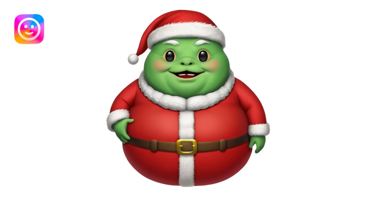 jabba the hutt santa emoji | AI Emoji Generator
