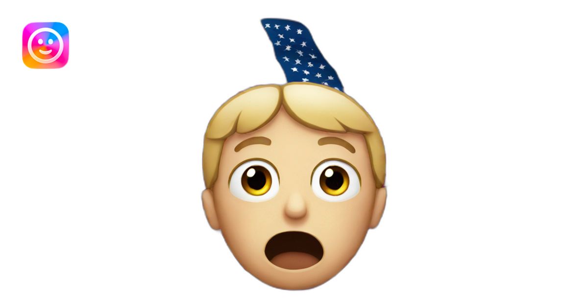 American flag shocked emoji | AI Emoji Generator