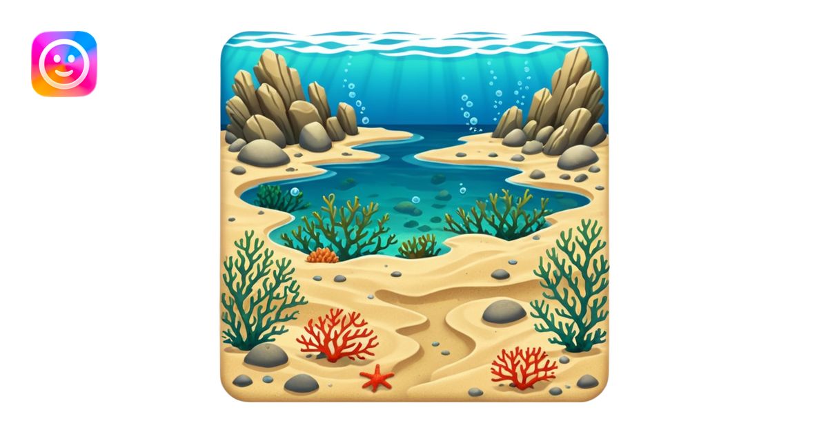 horizontal sea floor emoji | AI Emoji Generator