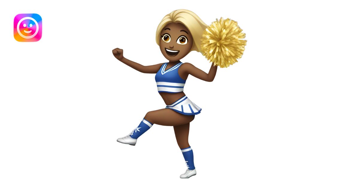 cheerleader dancing emoji | AI Emoji Generator