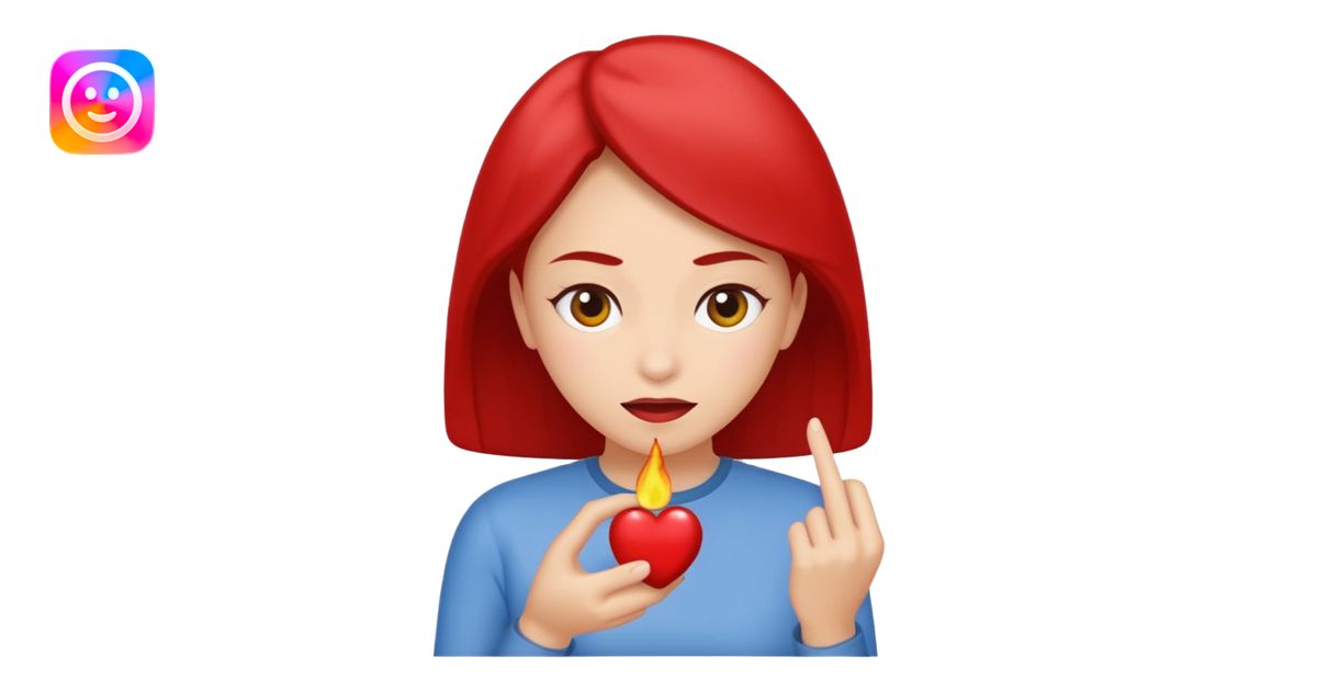 Uma mão apertando um botão escrito perigo emoji | AI Emoji Generator