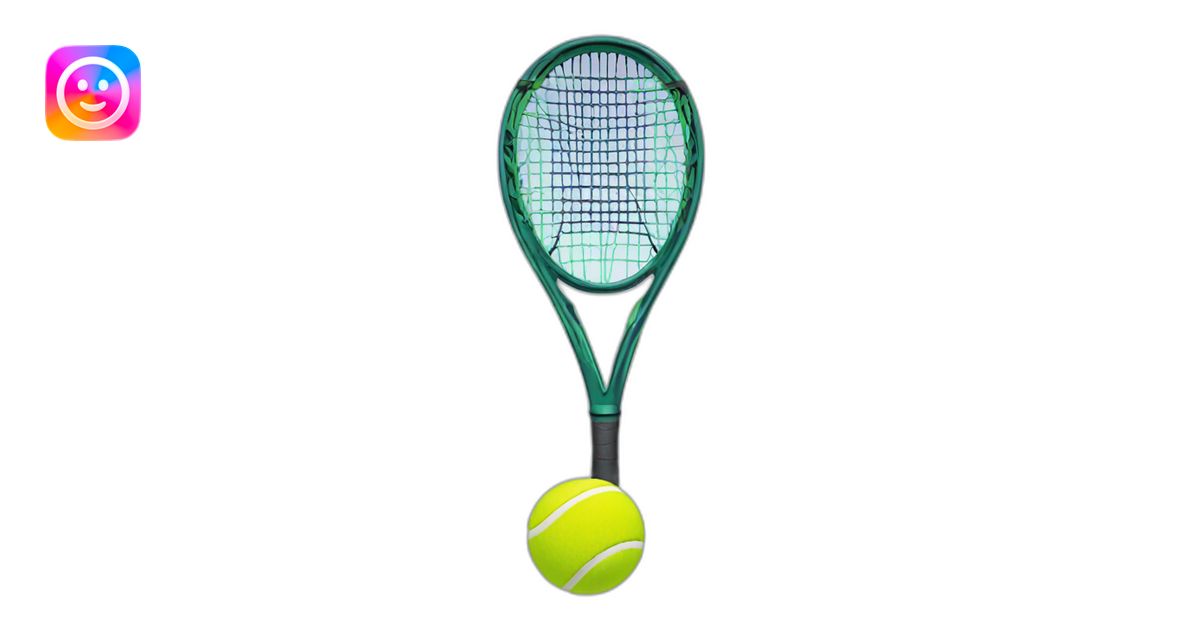 tennis racket with ball emoji | AI Emoji Generator