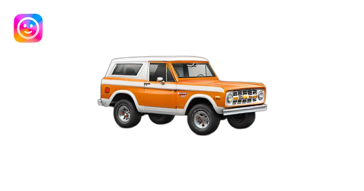 Bronco car emoji | AI Emoji Generator