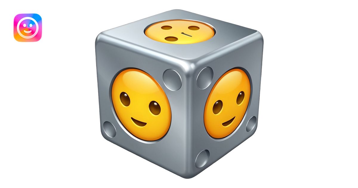 gd cube emoji | AI Emoji Generator