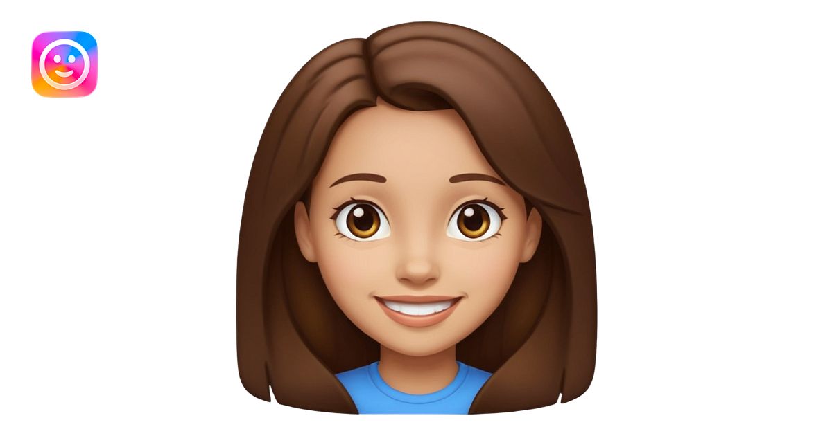 Girl with massive forehead emoji | AI Emoji Generator