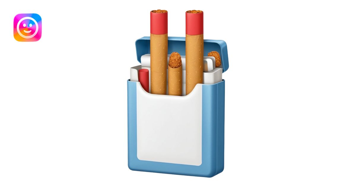 pack of cigarettes emoji | AI Emoji Generator