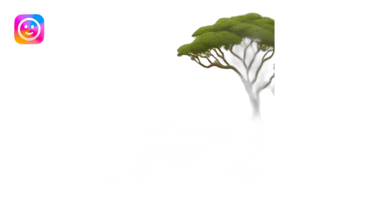 Savannah landscape emoji | AI Emoji Generator