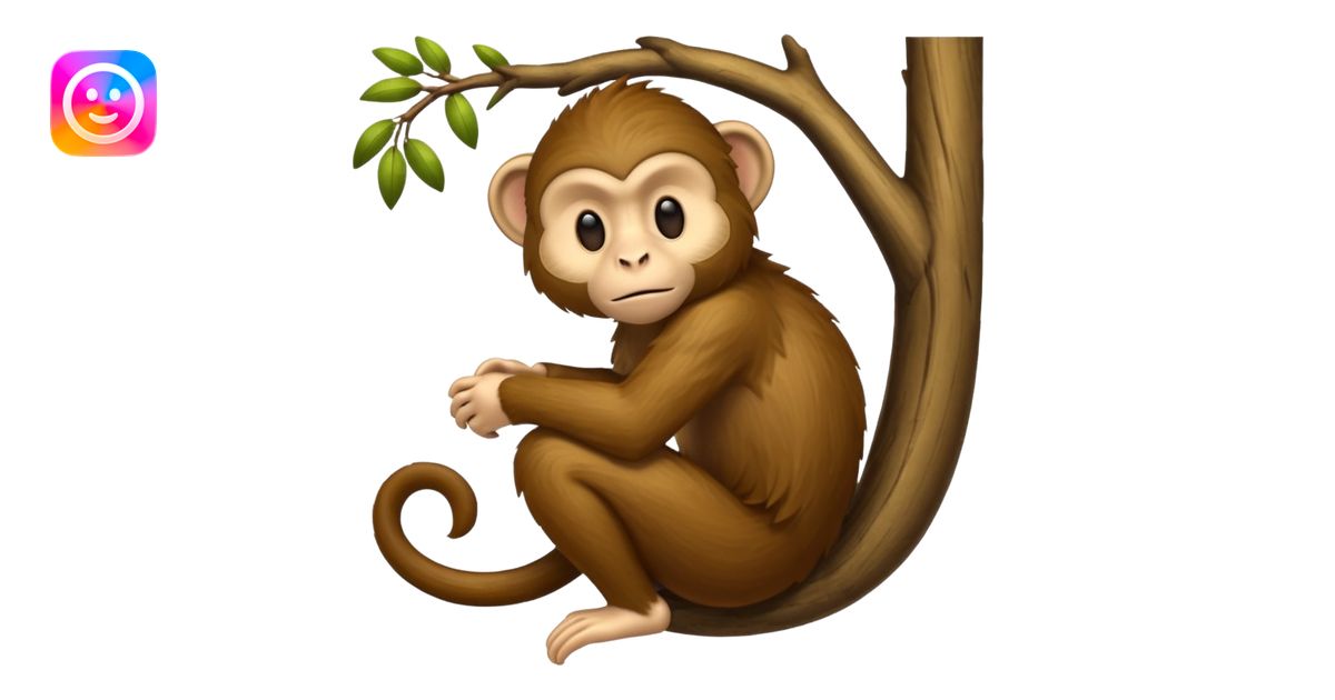 Fisher monkey emoji | AI Emoji Generator
