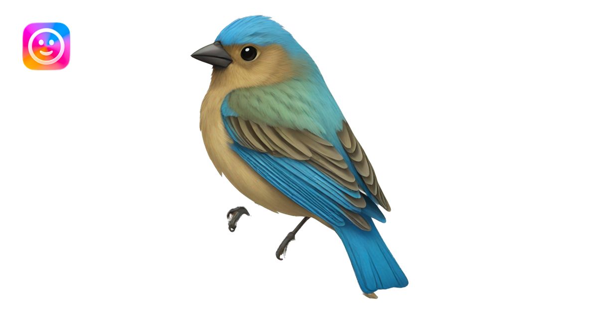indigo bunting emoji | AI Emoji Generator