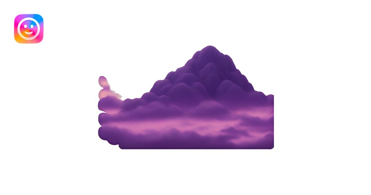 purple sky emoji | AI Emoji Generator