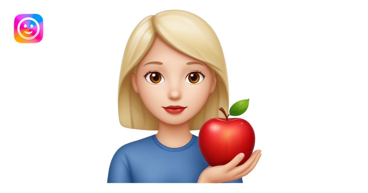 STUDY WITH APPLE emoji | AI Emoji Generator