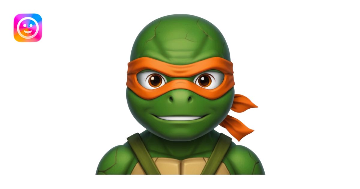 Mikey the teenage mutant ninja turtle emoji | AI Emoji Generator