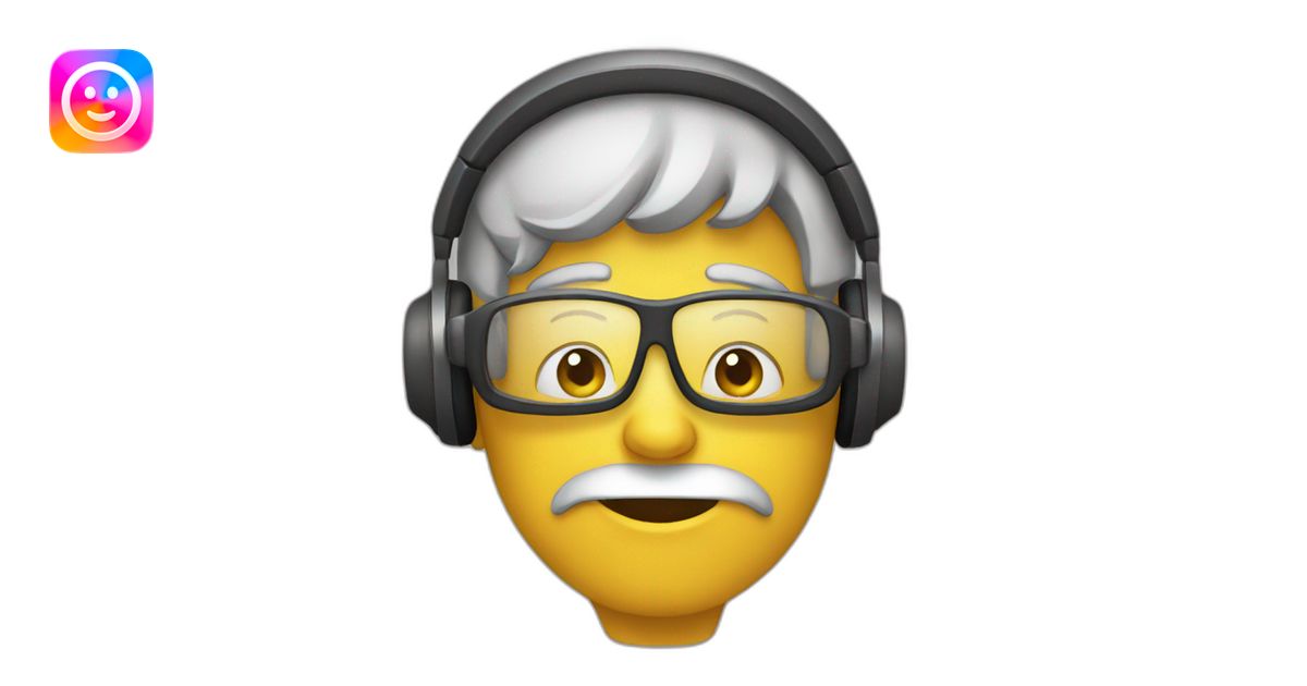 Someone listening emoji | AI Emoji Generator