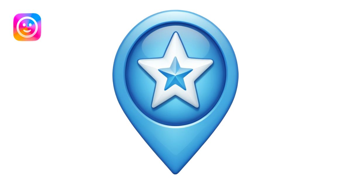 Create a verified badge a blue star with a white verified sign in ...